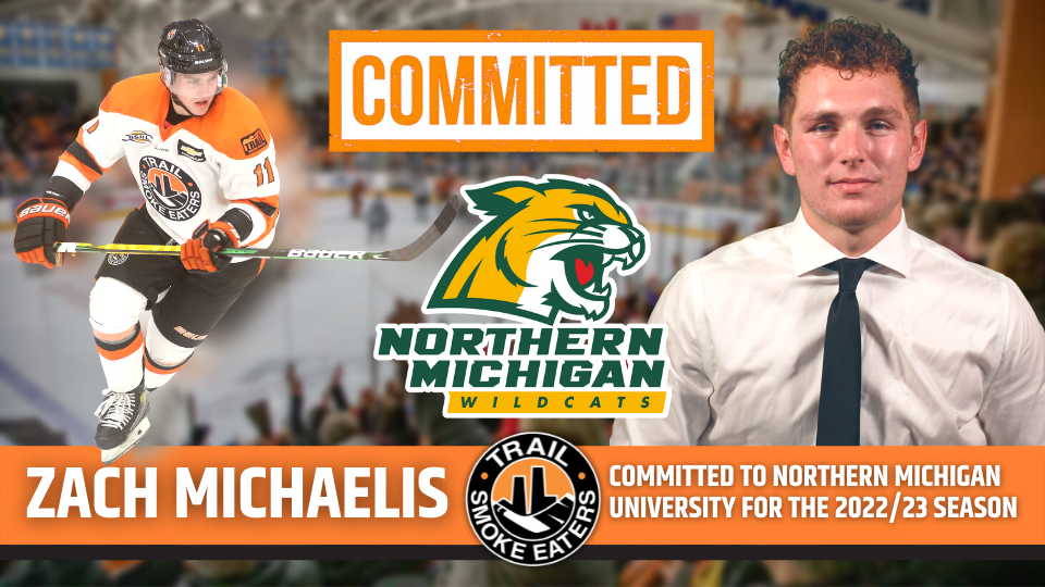 COMMITMENT – Michaelis Commits to Northern Michigan | Trail Smoke Eaters